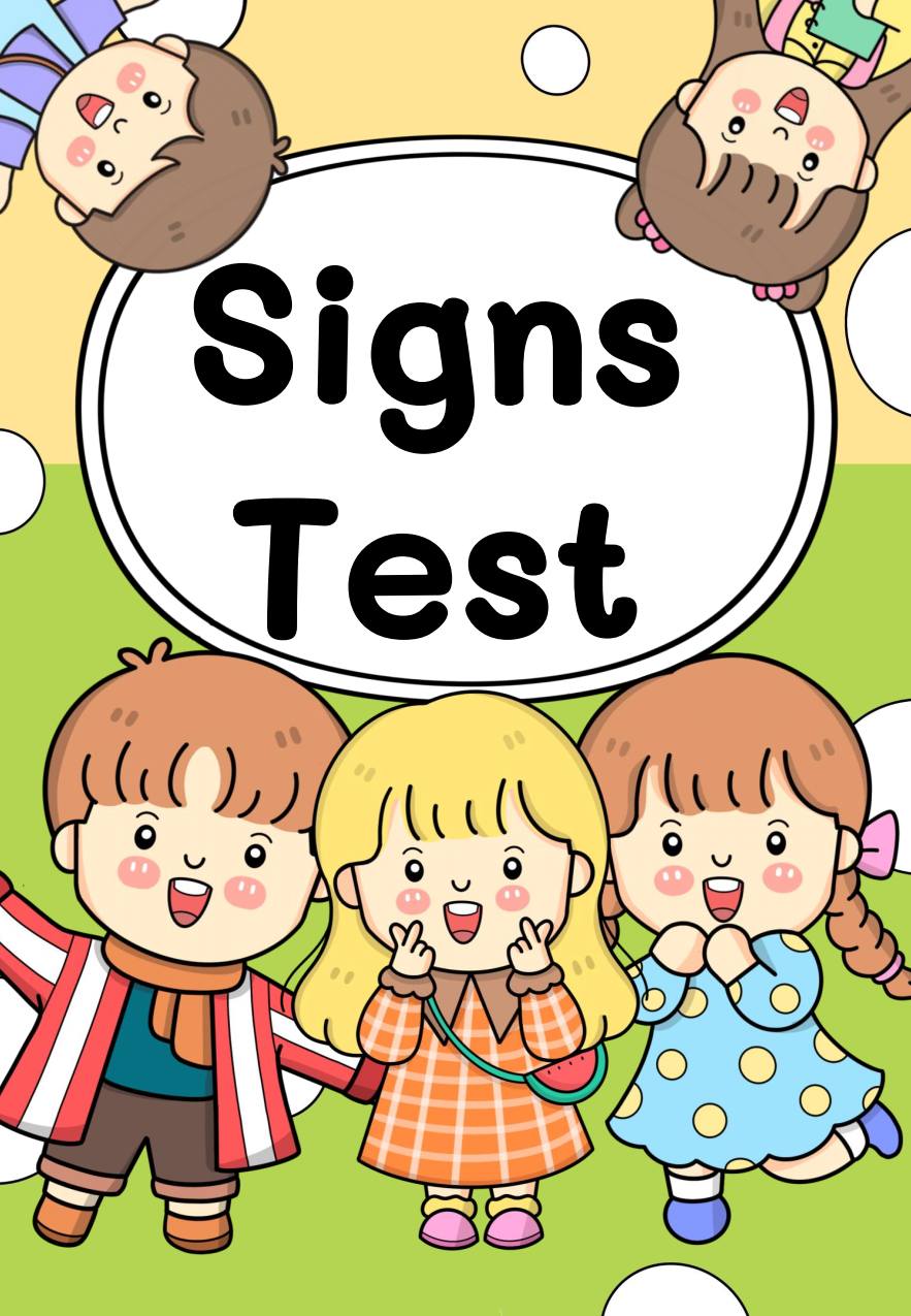 Signs Test book pdf - Hội phụ huynh trường Newton - Kết nối và chia sẻ
