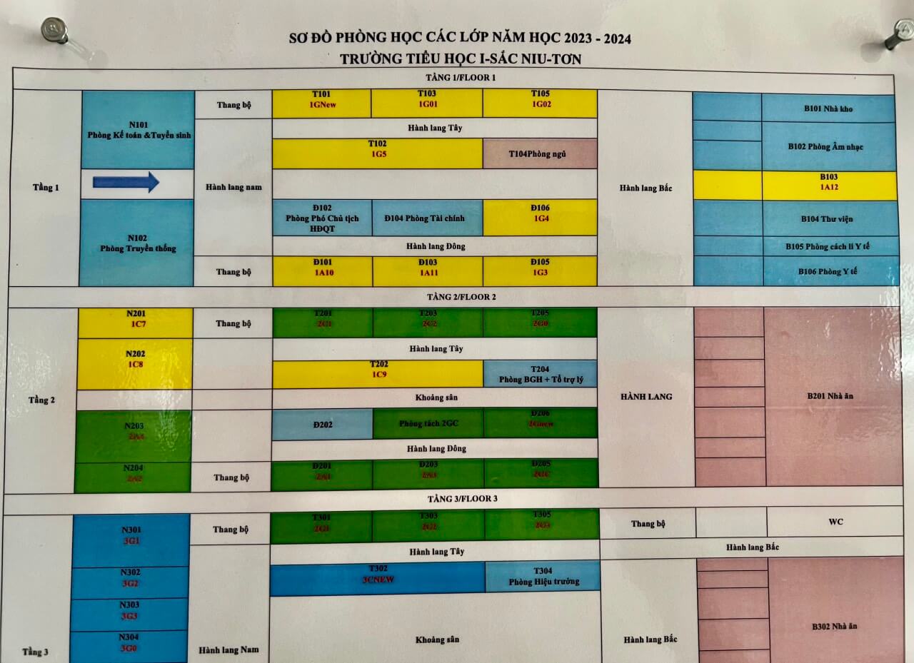 Sơ đồ lớp học CS1 CS2 2023-2024 - Hội phụ huynh trường Newton - Kết nối ...