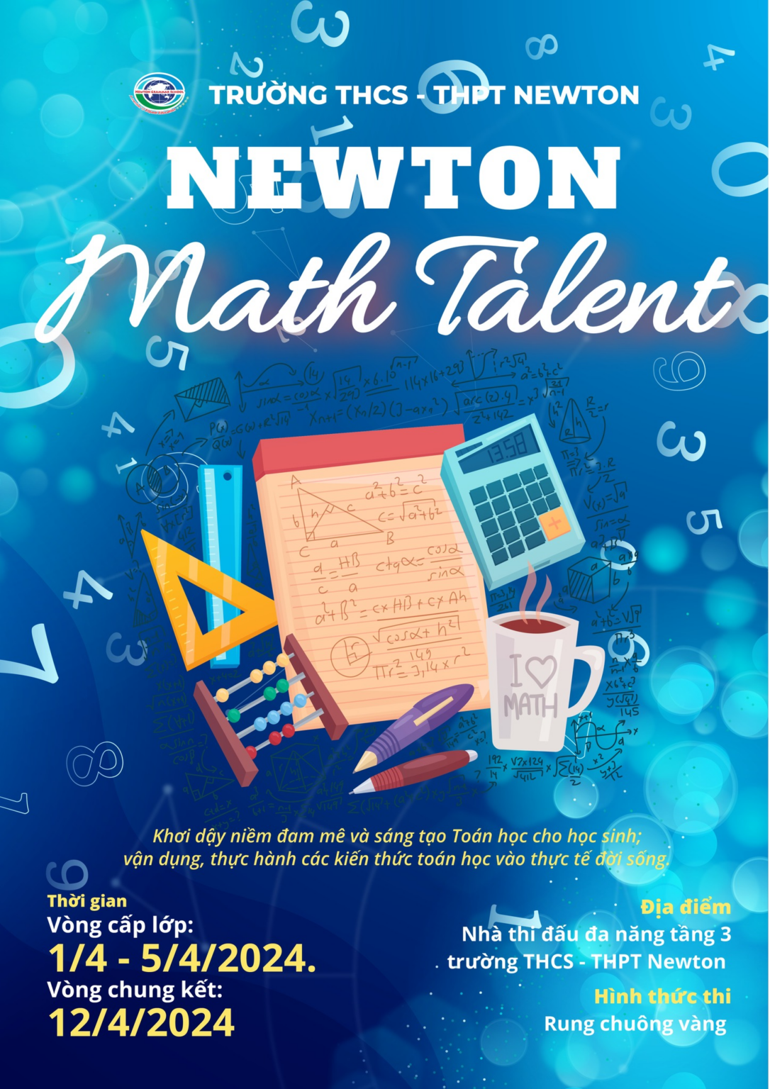 “NEWTON MATH TALENT 10” CHÍNH THỨC QUAY TRỞ LẠI - Hội phụ huynh trường Newton - Kết nối và chia sẻ