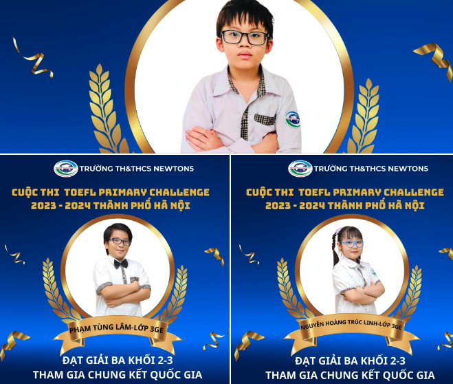 CHÚC MỪNG HỌC SINH NEWTON5 CHÍNH THỨC LỌT VÀO VÒNG CHUNG KẾT QUỐC GIA ...
